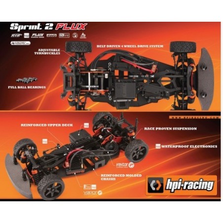 Automodel Hpi racing Sprint 2 Flux RTR BMW